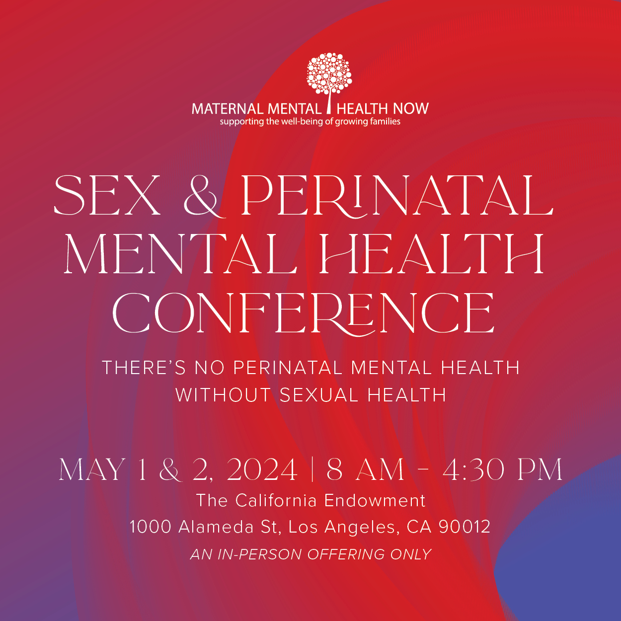 Events from May 3 – March 1 – MATERNAL MENTAL HEALTH NOW